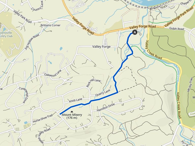 Mount Misery via Horse-Shoe Trail — Chesterbrook | bieg | Komoot